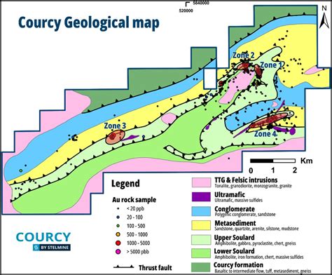 Stelmine Canada Completes A Till Geochemistry Program At Courcy And Confirms Five New Targets