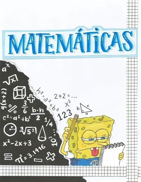 Separador De Matemáticas Dibujos Para Matematicas Portadas De