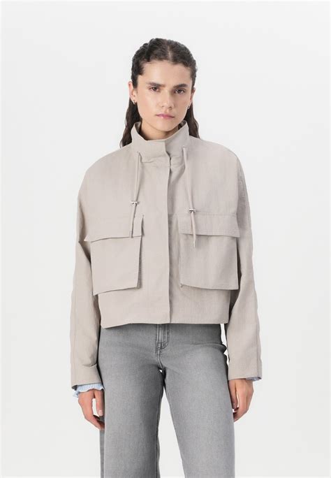 Only Onlbealo Jacket Übergangsjacke Stringbeige Zalandoch