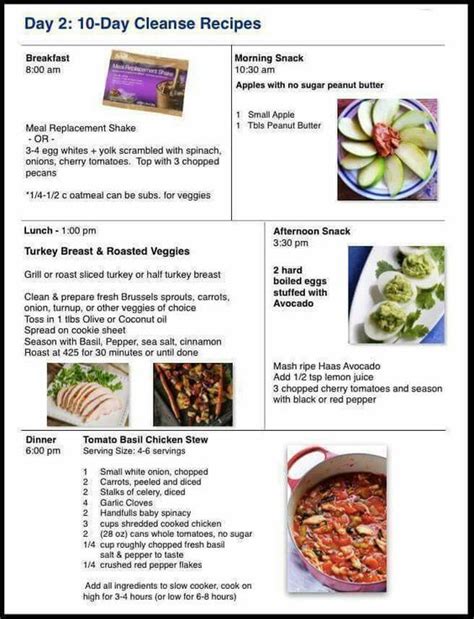 Day 2 10 Day Cleanse Recipes Cleanse Recipes Advocare Cleanse