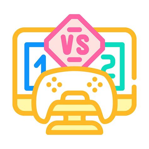 Multiplayer Games Game Development Color Icon Vector Illustration 32830807 Vector Art At Vecteezy