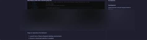 glitch poorly interacts with task switcher on kde wayland · issue