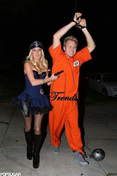 Cops And Robbers Costumes Duo Partner Costumes Cute Couples Costumes Couples Halloween