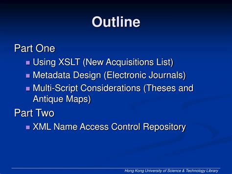 Ppt Workshop On Xml Based Library Applications 5 Library