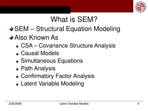 Ppt “ghost Chasing” Demystifying Latent Variables And Sem Powerpoint Presentation Id 5102337