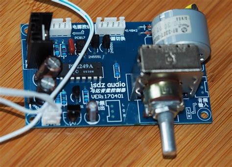 ir remote rotary motorized potentiometer board assembled jims audio