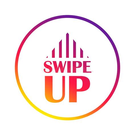 Swipe Up Set Of Buttons For Social Media Arrows Buttons And Web