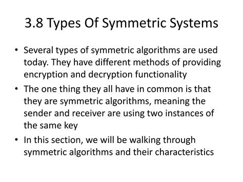 Solution Types Of Symmetric System Studypool