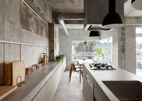 Concrete Apartment By Airhouse Design Office Displays Clothing