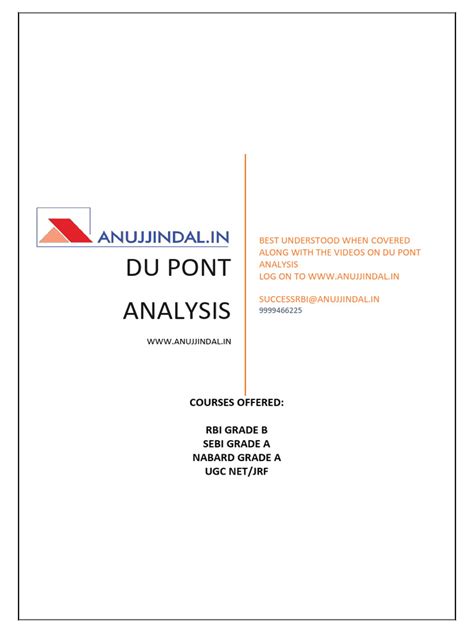 Du Pont Analysis Lyst4380 Pdf