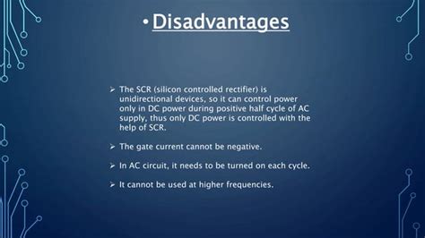 Silicon Controlled Rectifier Scr Pptx Operating Systems