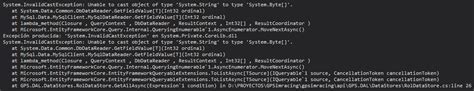 C Unable To Cast Object Of Type Systemstring To Type Systembyte