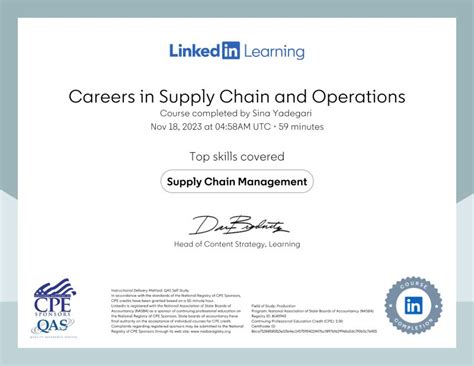 Sina Yadegari On Linkedin Certificate Of Completion