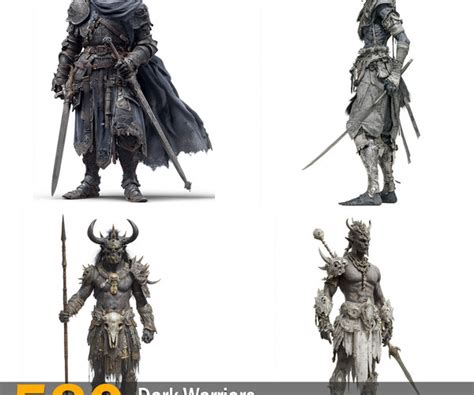 Artstation Dark Warriors Reference Images 4k Artworks
