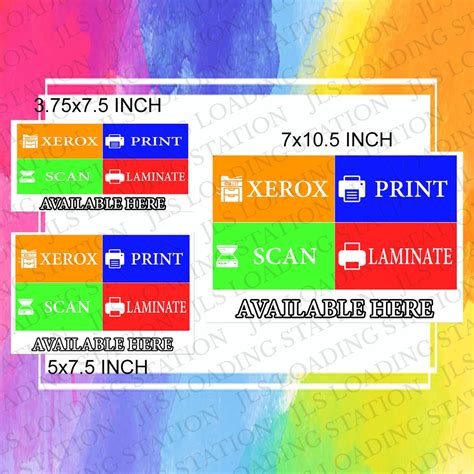 Xerox Print Scan Laminate Laminated Pvc Signage Shopee Philippines
