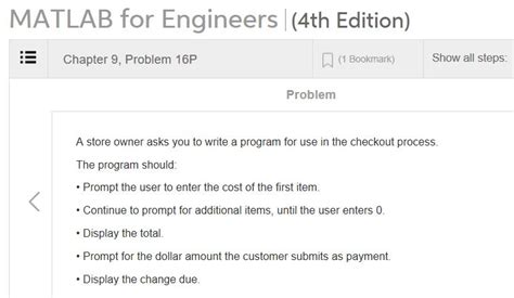 Solved Matlab For Engineers 4th Edition Chapter 9