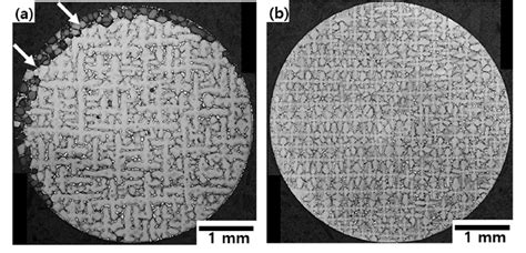 Cross Sectional Microstructure Variation At A Initial Stage And B