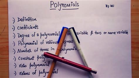 Adi Polynomials Introduction In Hindi Part 13 Youtube