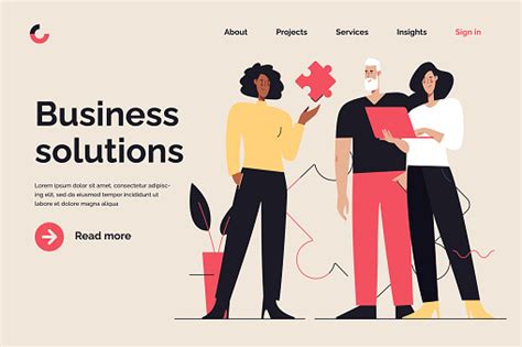 비즈니스 컨셉 플랫 스타일은 팀워크와 효과적인 솔루션에 대한 논의에 대한 벡터 일러스트를 간략하게 설명합니다 편집 가능한