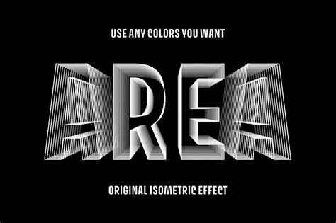 Isometric Text Effect