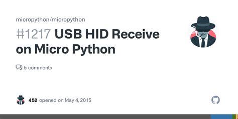 USB HID Receive On Micro Python Issue Micropython Micropython GitHub