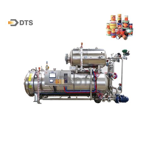 Dts Automatic Autoclave Sterilization Canned Blended Milk Steam Retort
