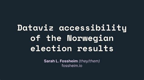 Dataviz Accessibility Review What We Can Learn From The Norwegian 2023