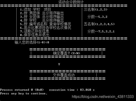 运动会分数统计系统(数据结构)c Csdn博客 运动会分数统计系统(数据结构)c Csdn博客