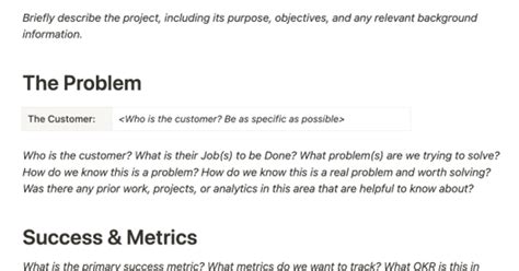 Feature Spec Template At Linktree