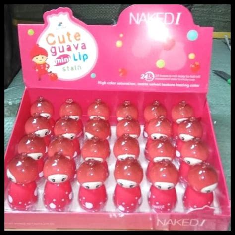 Jual CUTE GUAVA MINI LIP STAIN 24K BY NAKED Shopee Indonesia