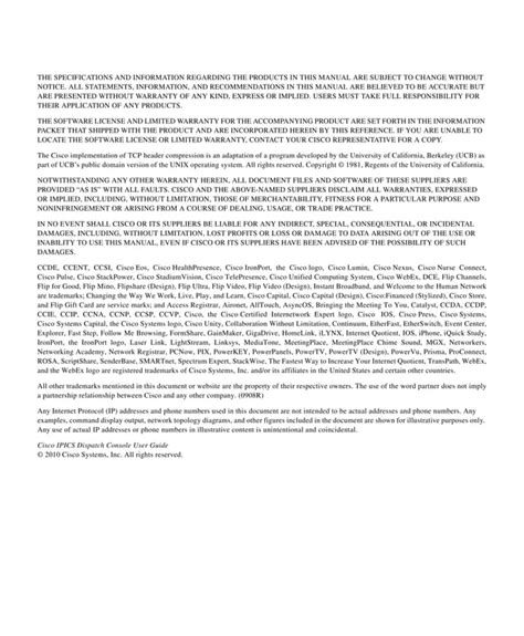 Cisco Ipics Dispatch Console User Pdf Cisco Ipics Dispatch Console User Pdf