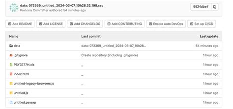 Problem With Pavlovia And Psychopy How To Use Gitlab Gitlab Forum
