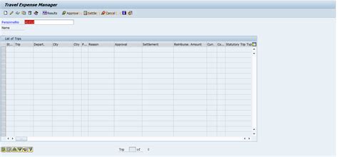 Pr Sap Tcode Create Trip