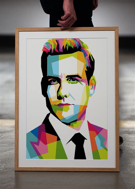 Harvey Specter Poster Von Muhammad Ardian Printler