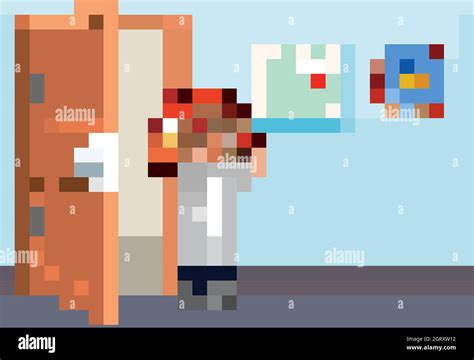 Scientist Walking In Classroom Stock Vector Image And Art Alamy