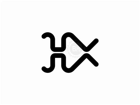 Xh Hx Monogram Logo Branition