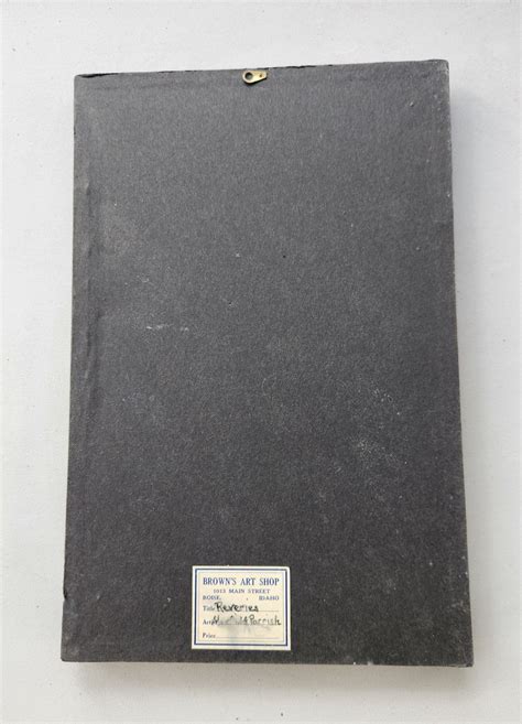 Antique Maxfield Parrish Framed Print 7 In X 10 1 2 In Reveries Art Nouveau 1920s Etsy