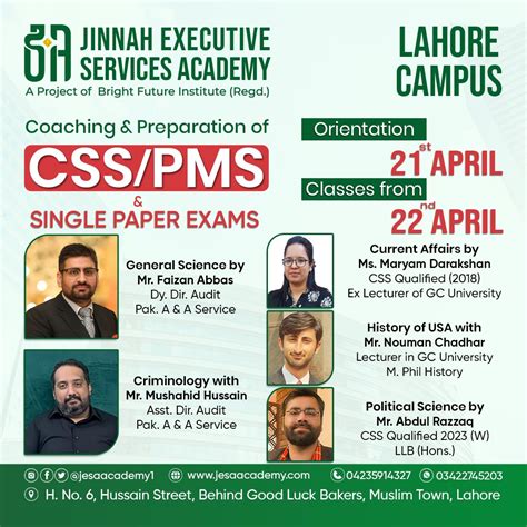 🚨get Ready To Ace Css Jinnah Executive Services Academy