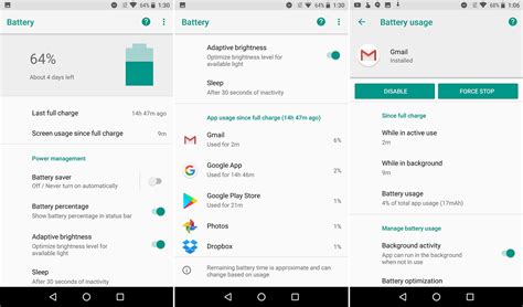 Android O Feature Spotlight Google Explains The New Actionable Battery Menu