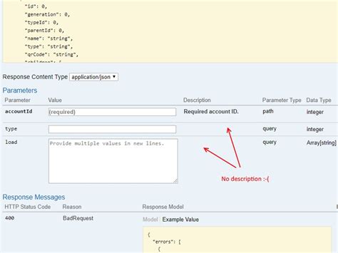 Web Api2 Swaggerswashbuckle Doc No Parameter Description