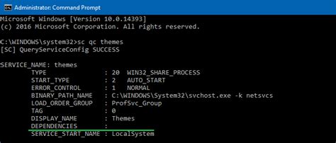 Fix Themes Service Errors 1068 And 1075 “the Dependency Service Does