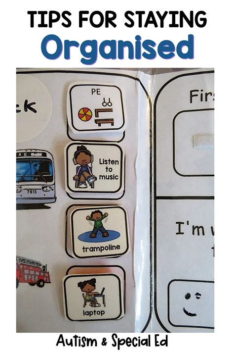 Tips For Setting Up Visual Schedules In Special Ed Artofit