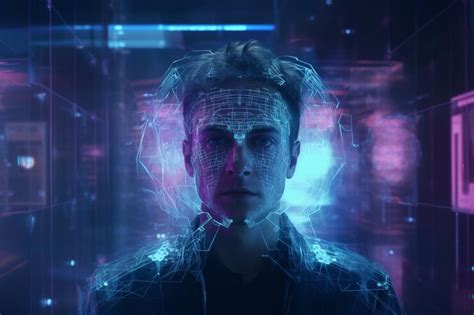 Premium Photo Multimodal Biometric System Combining Facial Generative Ai