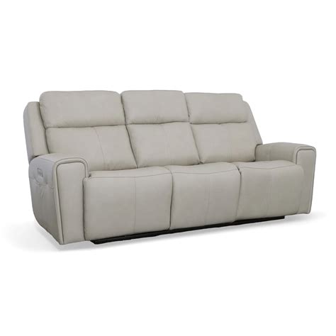 Flexsteel Barnett 1601 62ph 030 01 Transitional Power Reclining Sofa