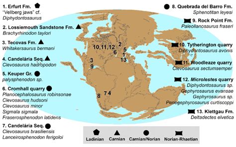 Palaeogeographical Reconstruction For 2256 Ma With The Distribution Of