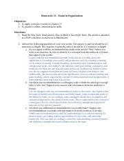 Analyzing Team Dynamics And Recommendations In Organizations Course Hero