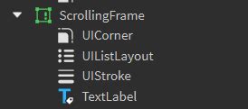 Automatic sizing textlabel in a scrolling frame - Art Design Support - Developer Forum | Roblox
