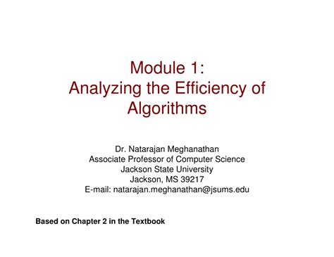 Pdf Module 1 Analyzing The Efficiency Of Algorithms Dokumentips