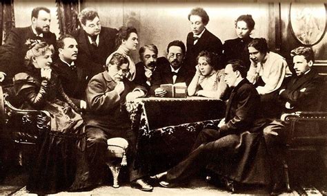 Tchékhov lê "A gaivota" para a companhia de Constantin Stanislavski, e ...