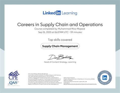muhammad moiz majeed on linkedin certificate of completion